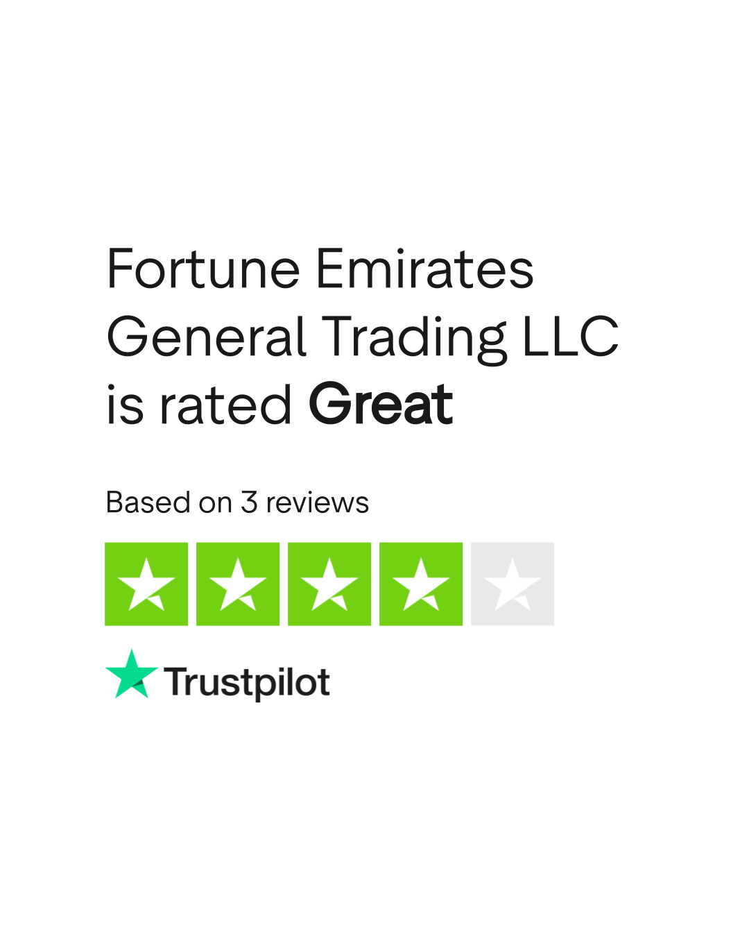 Fortune Emirates General Trading LLC Reviews | Read Customer Service ...