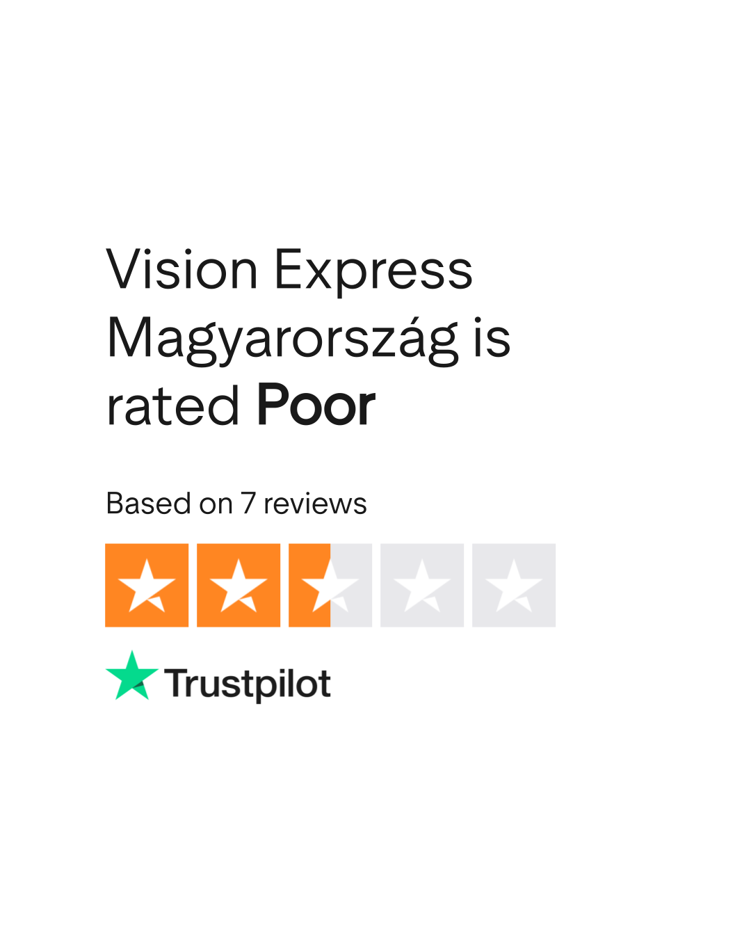 Vision Express Magyarország Reviews | Read Customer Service Reviews of ...