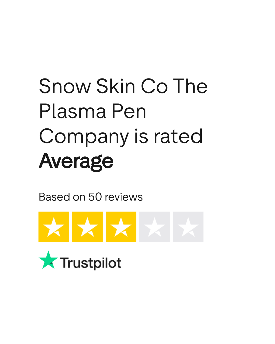 Snow Skin Co The Plasma Pen Company Reviews | Read Customer Service ...
