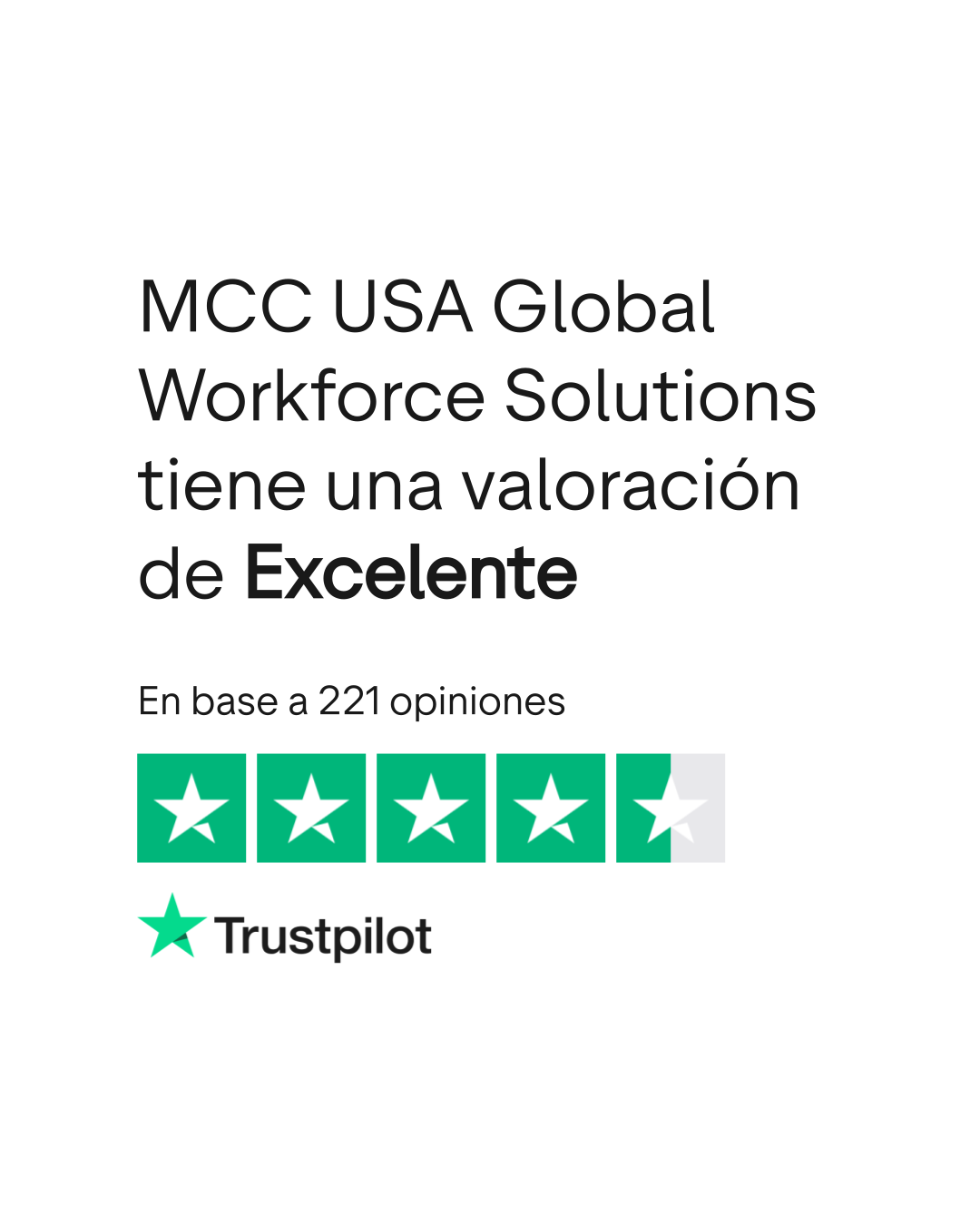Opiniones sobre MCC USA Global Workforce Solutions | Lee las opiniones sobre el servicio de ...