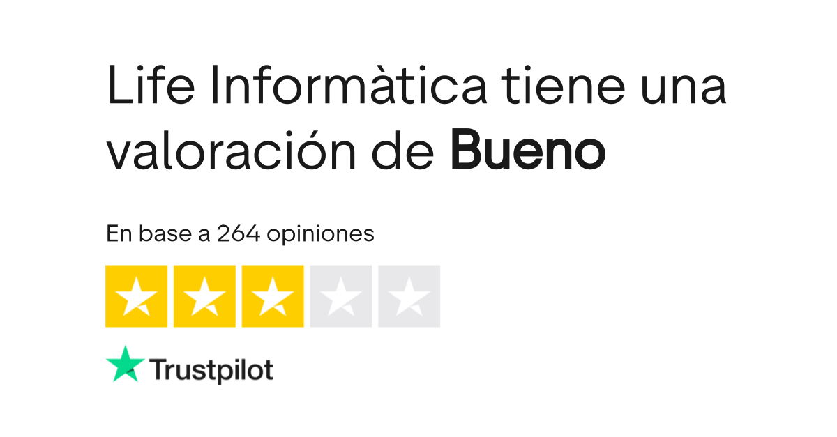 Opiniones sobre Life Informàtica | Lee las opiniones sobre el servicio ...