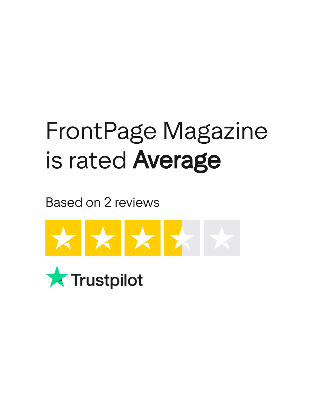 FrontPage Magazine Reviews | Read Customer Service Reviews of ...