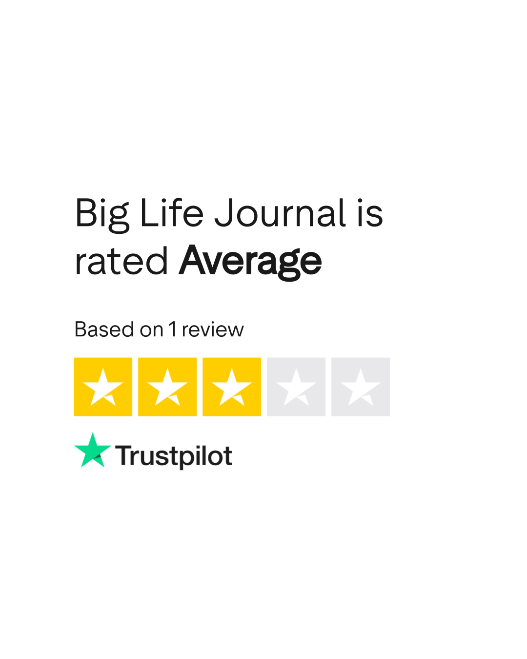 Big Life Journal Reviews | Read Customer Service Reviews of ...
