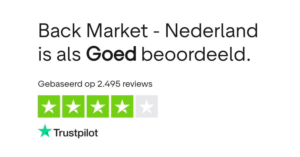 Back Market - Nederland reviews | Bekijk consumentenreviews over ...