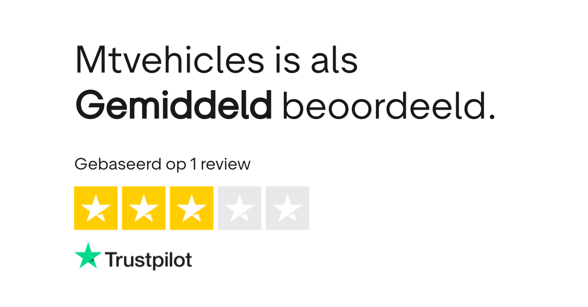 Mtvehicles reviews | Bekijk consumentenreviews over mtvehicles.nl
