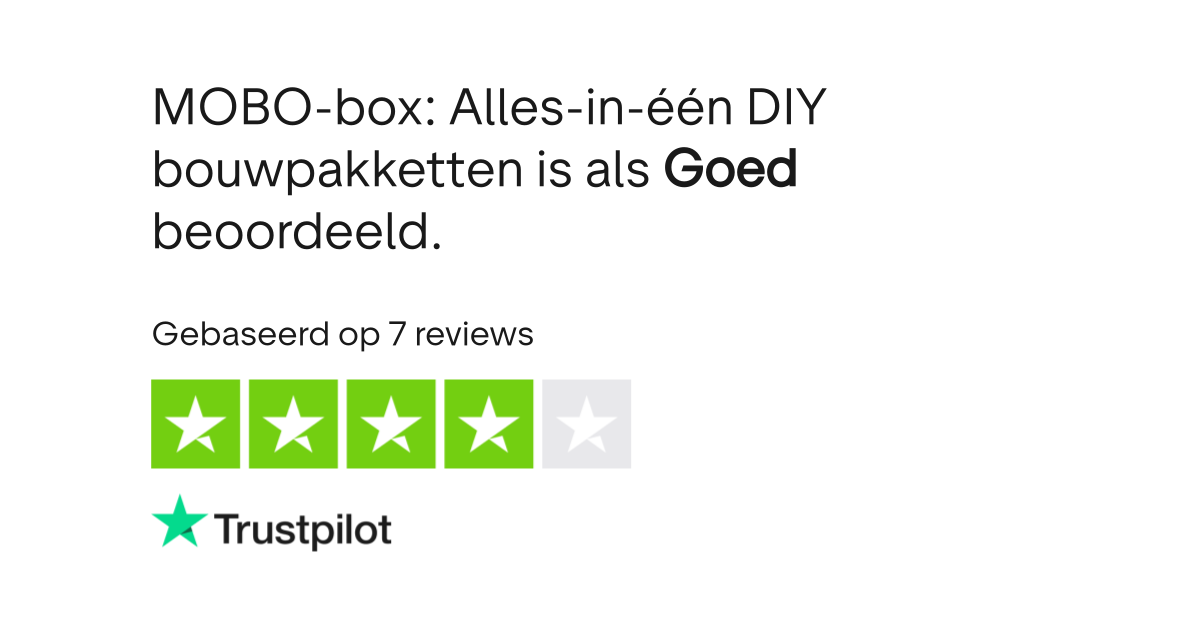 MOBO-box: Alles-in-één DIY bouwpakketten reviews | Bekijk ...