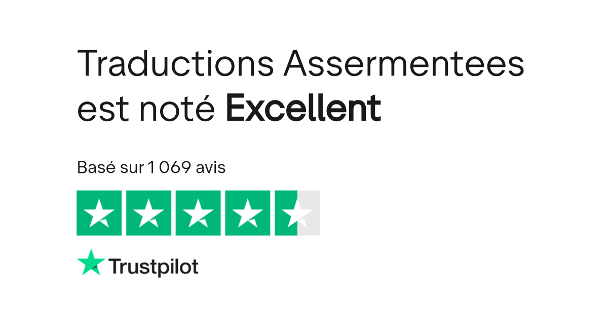 Avis de Traductions Assermentees | Lisez les avis marchands de ...