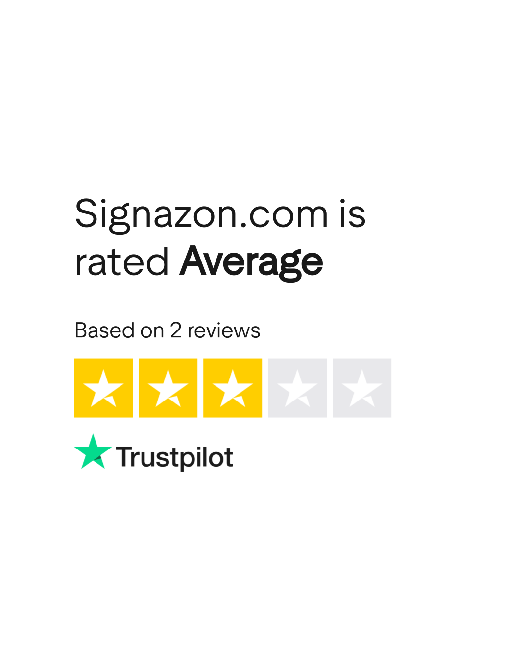 Signazon.com Reviews | Read Customer Service Reviews of signazon.com