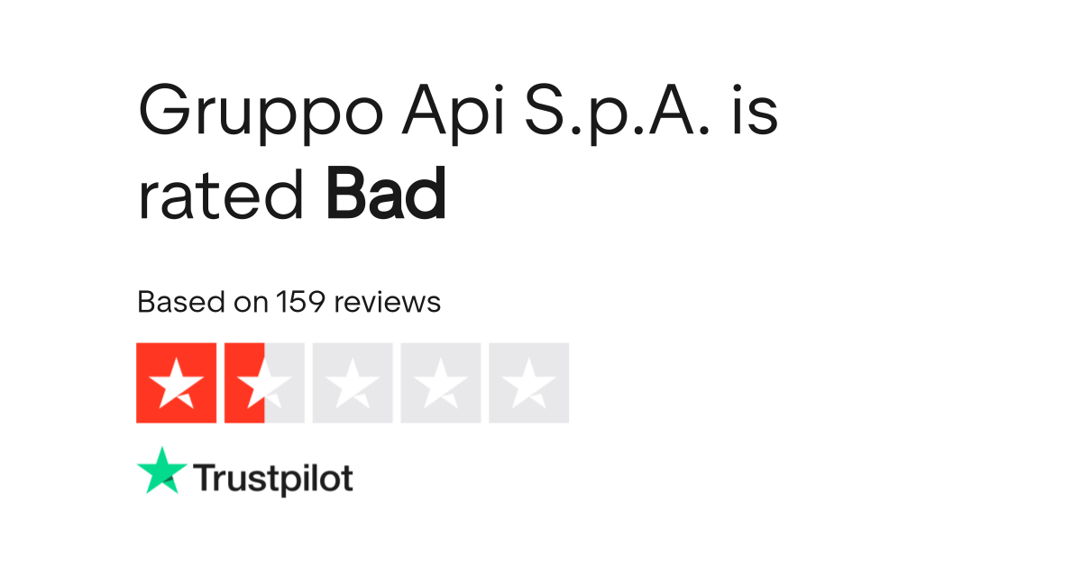 Gruppo Api S.p.A. Reviews | Read Customer Service Reviews of www ...