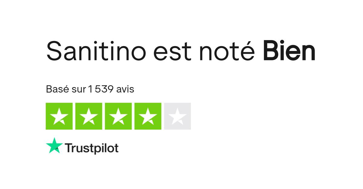 Avis de Sanitino | Lisez les avis marchands de www.sanitino.fr