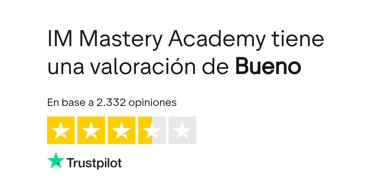 Opiniones sobre IM Mastery Academy | Lee las opiniones sobre el ...