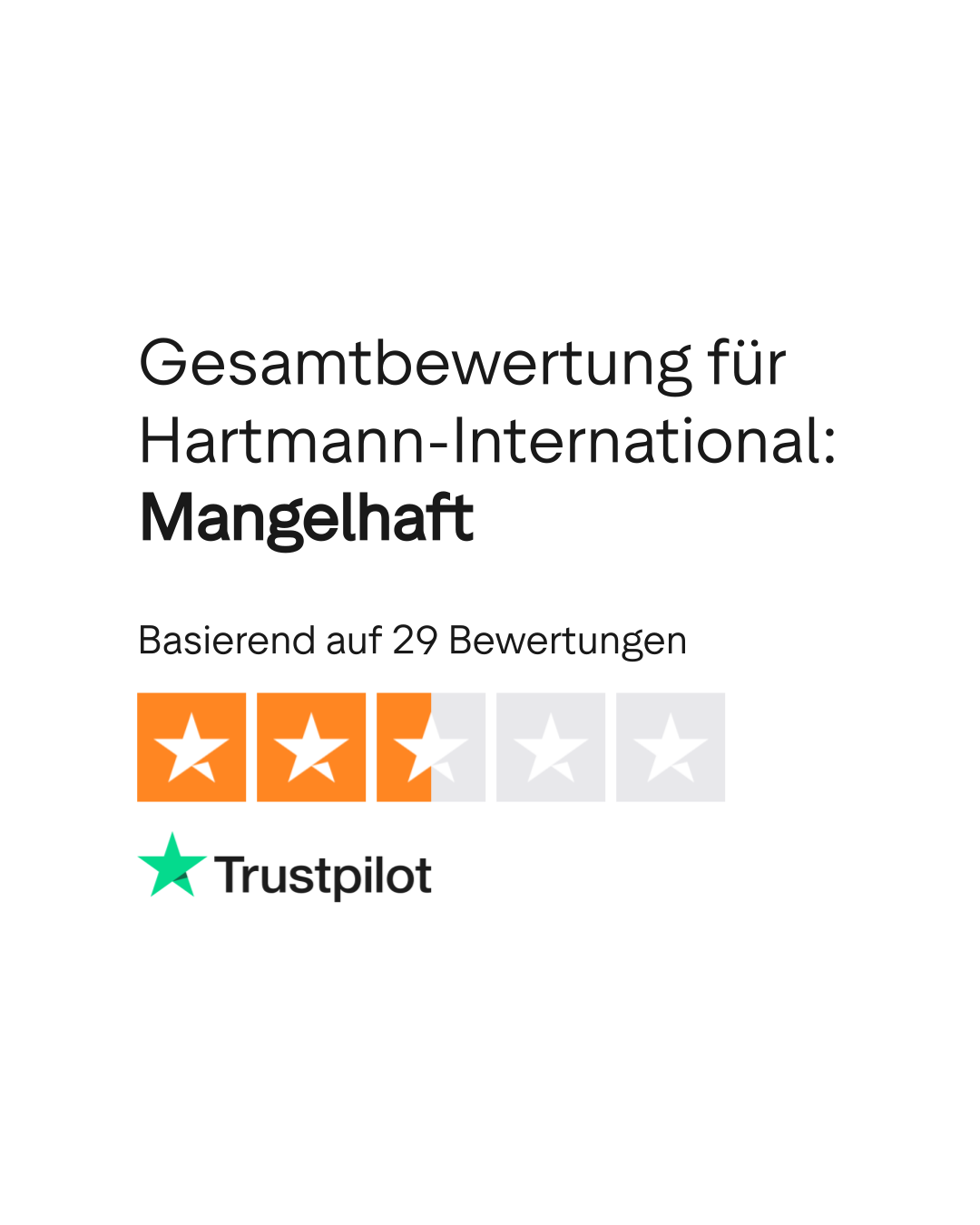Bewertungen zu Hartmann-International | Lesen Sie Kundenbewertungen zu ...