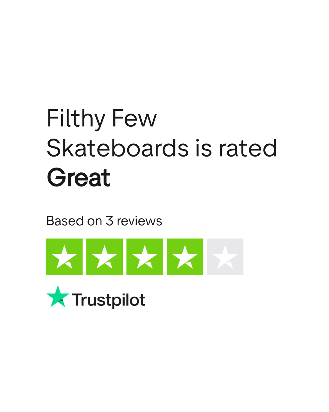 Filthy Few Skateboards Reviews | Read Customer Service Reviews of www ...