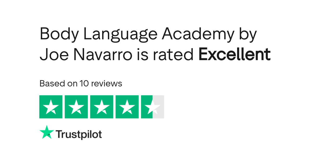 Body Language Academy by Joe Navarro Reviews | Read Customer Service ...