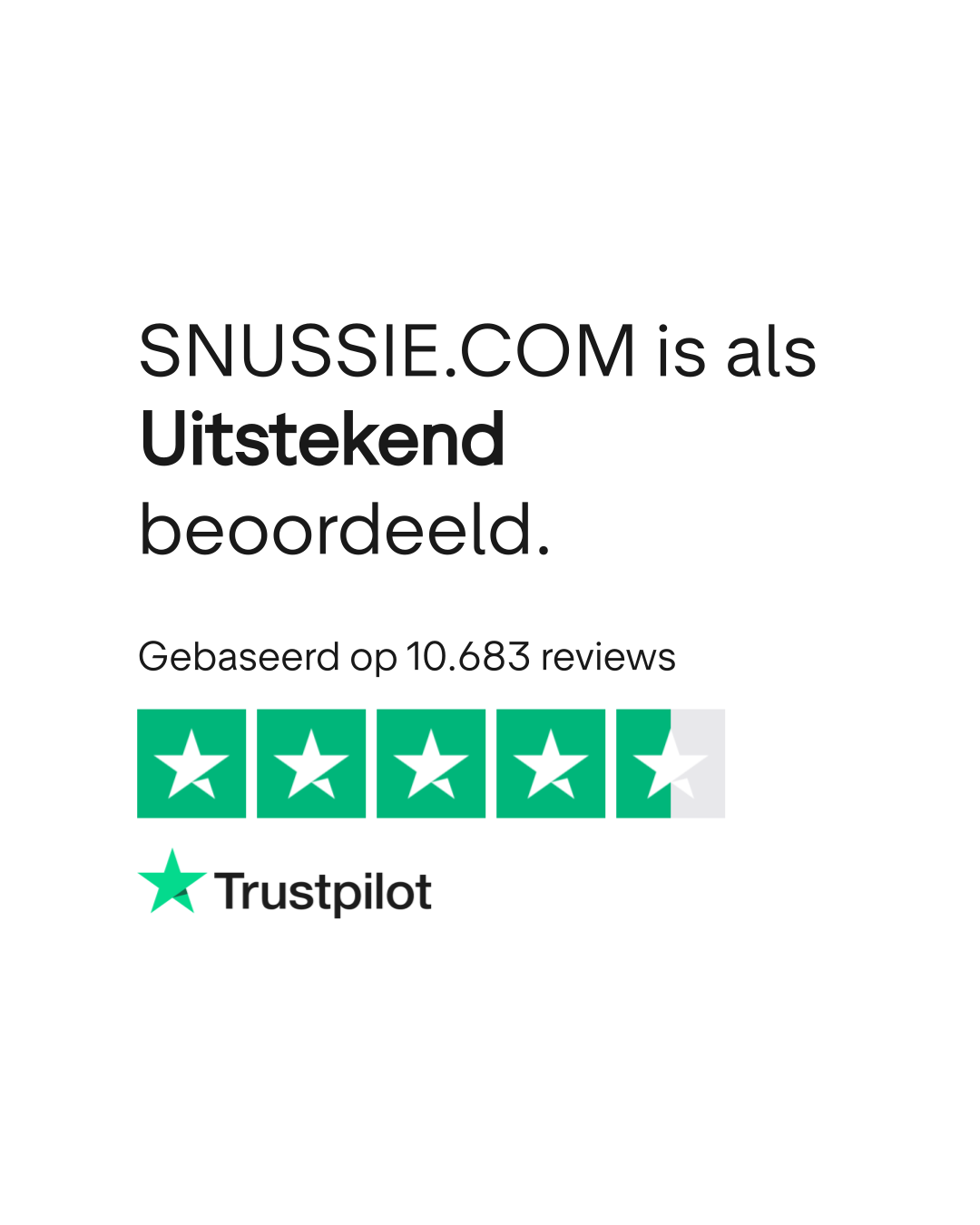 SNUSSIE.COM reviews | Bekijk consumentenreviews over www.snussie.com | 4 van 89