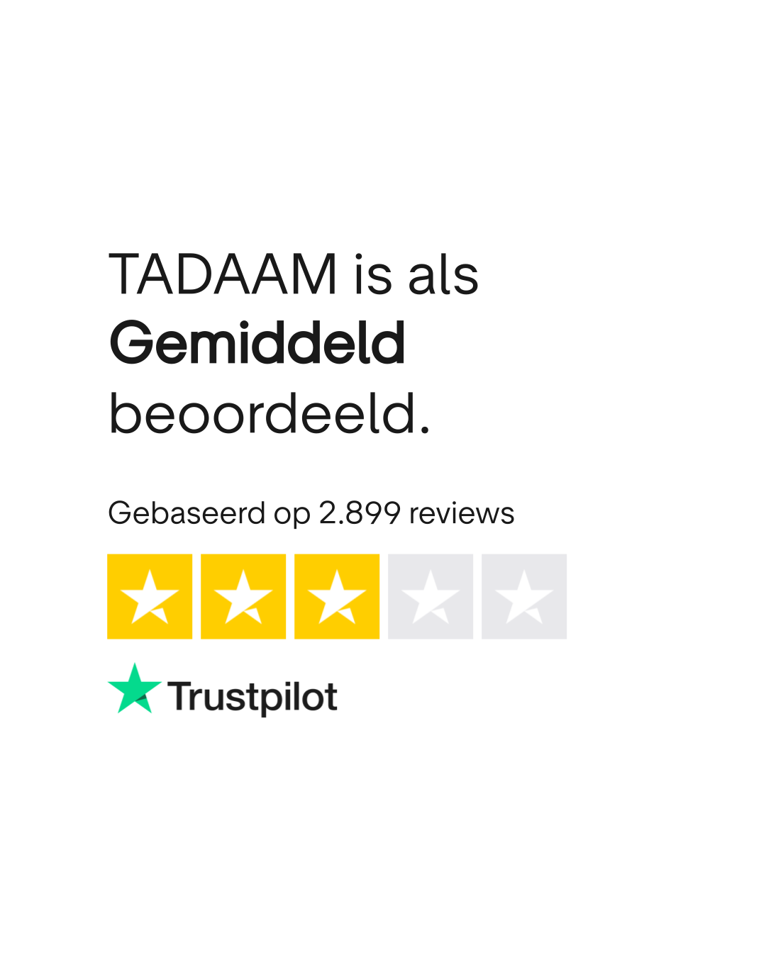 TADAAM reviews | Bekijk consumentenreviews over tadaam.be