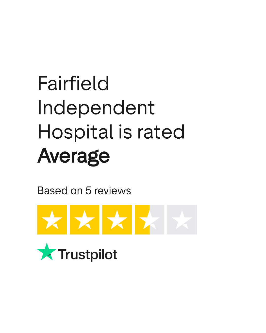 Fairfield Independent Hospital Reviews | Read Customer Service Reviews of fairfield.org.uk