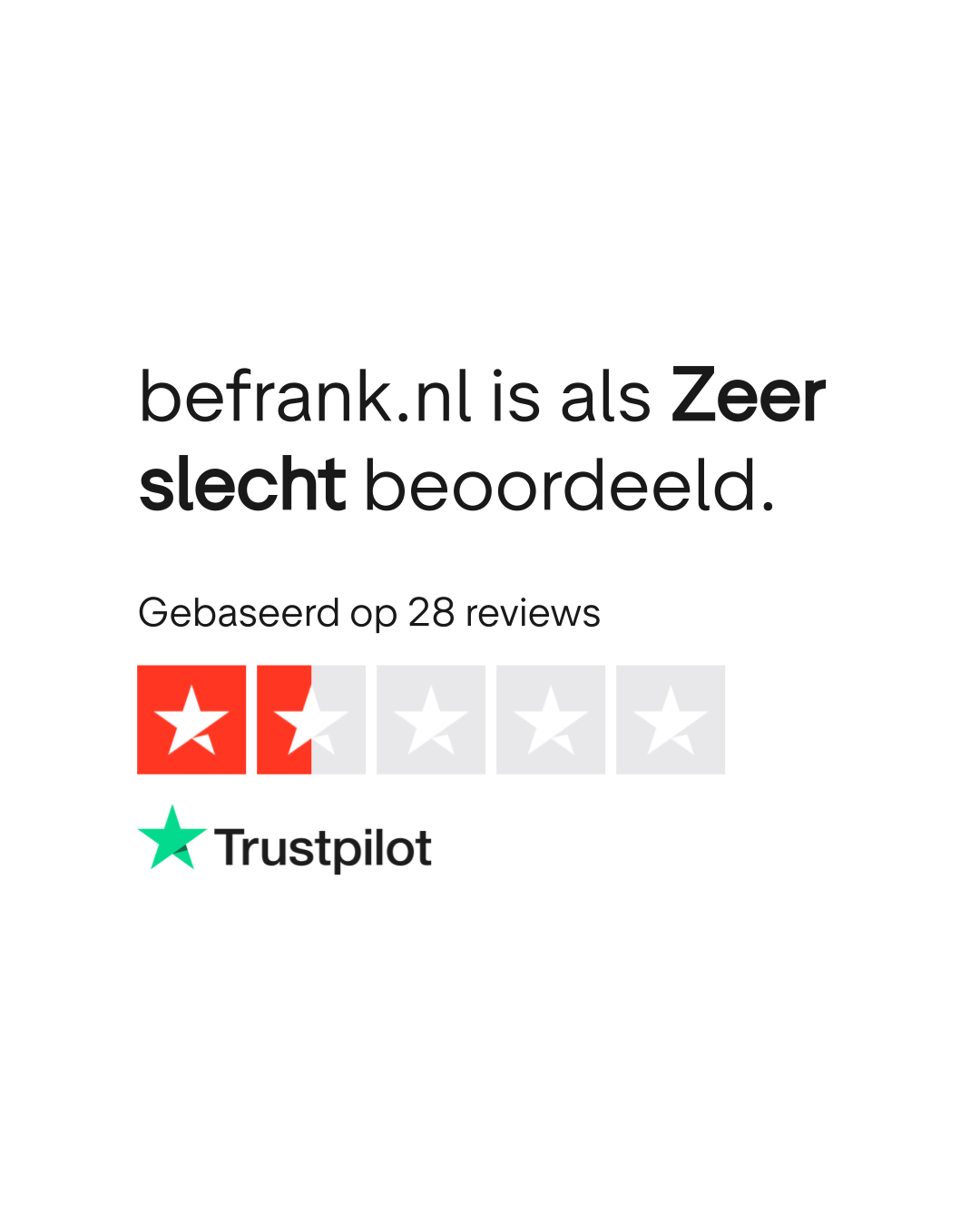 befrank.nl reviews | Bekijk consumentenreviews over befrank.nl
