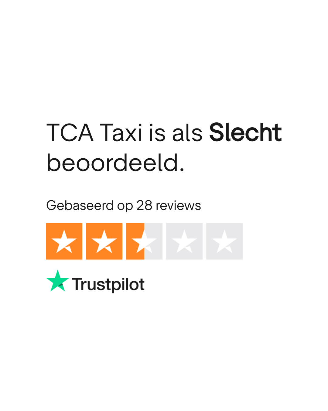 TCA Taxi reviews | Bekijk consumentenreviews over tcataxi.nl