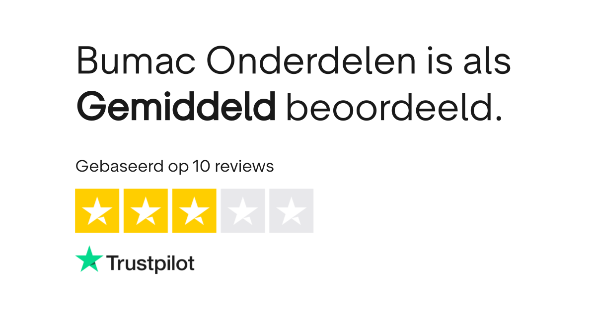 Bumac Onderdelen reviews | Bekijk consumentenreviews over bumac ...