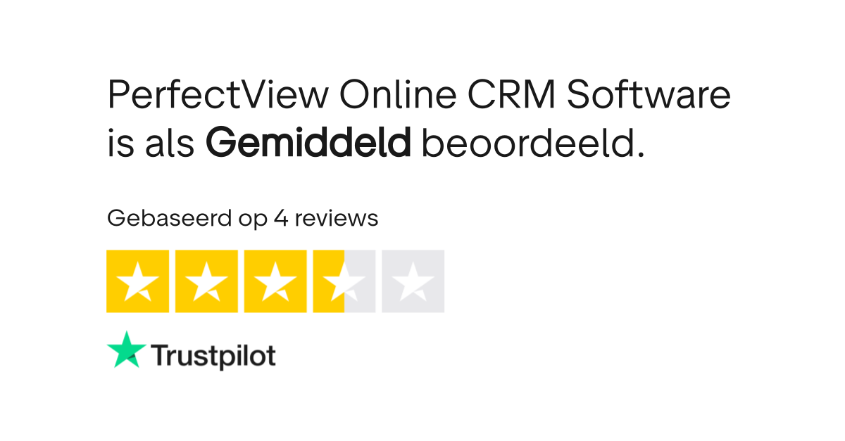 PerfectView Online CRM Software reviews | Bekijk consumentenreviews ...