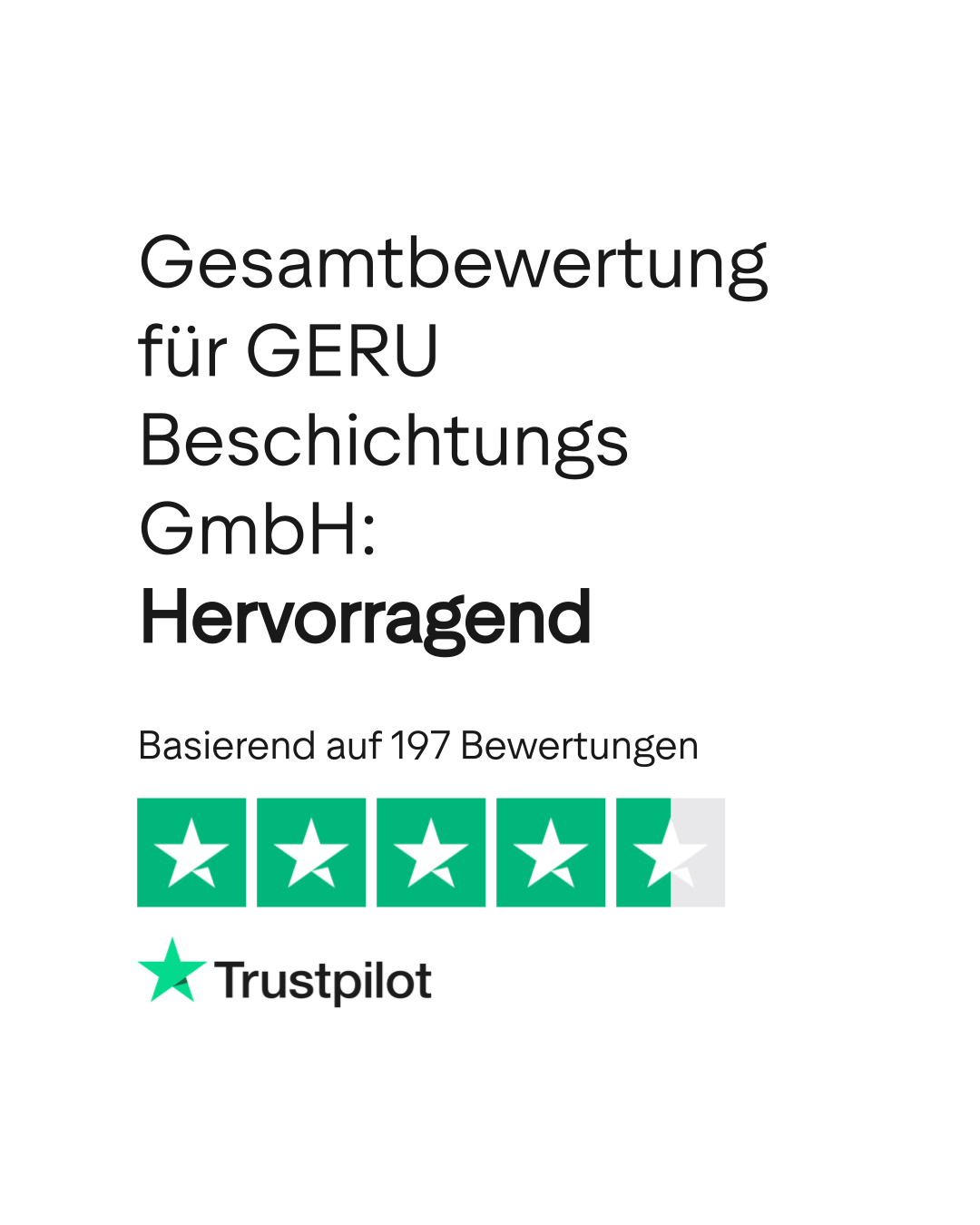 Bewertungen zu GERU Beschichtungs GmbH | Lesen Sie Kundenbewertungen zu ...