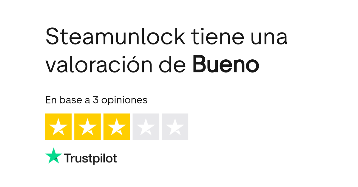 Opiniones sobre Steamunlock | Lee las opiniones sobre el servicio de ...