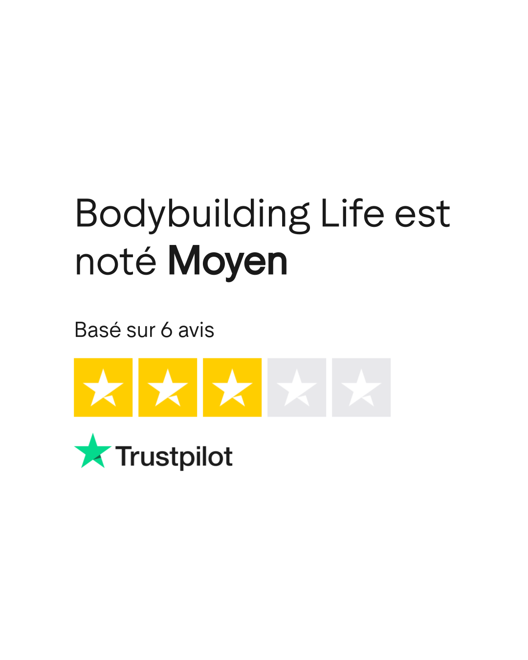 Avis de Bodybuilding Life | Lisez les avis marchands de bodybuilding ...