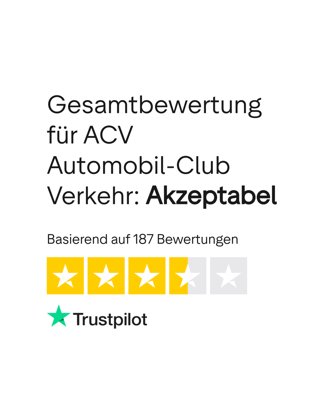 Bewertungen zu ACV Automobil-Club Verkehr | Lesen Sie Kundenbewertungen zu www.acv.de