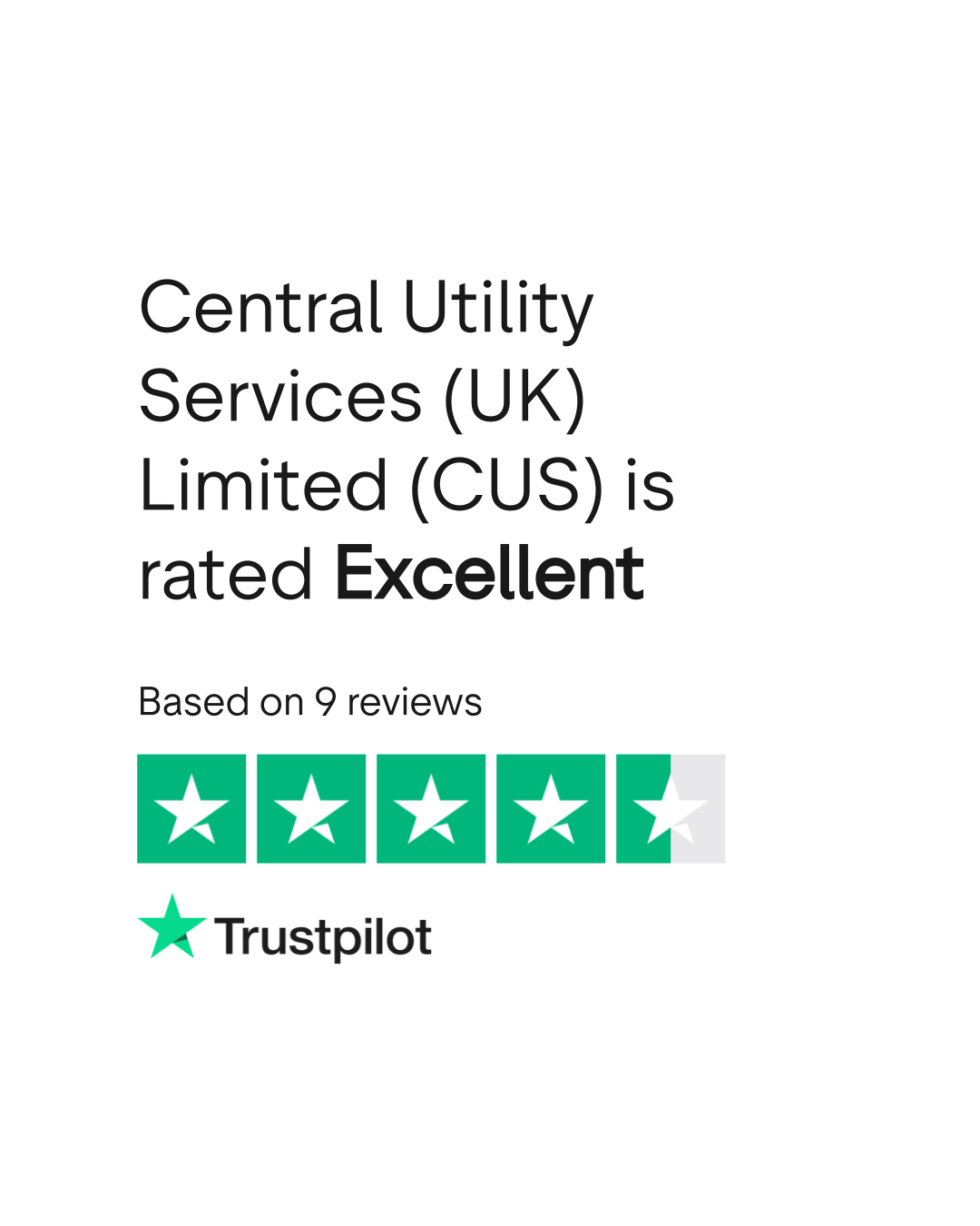 Central Utility Services (UK) Limited (CUS) Reviews | Read Customer ...
