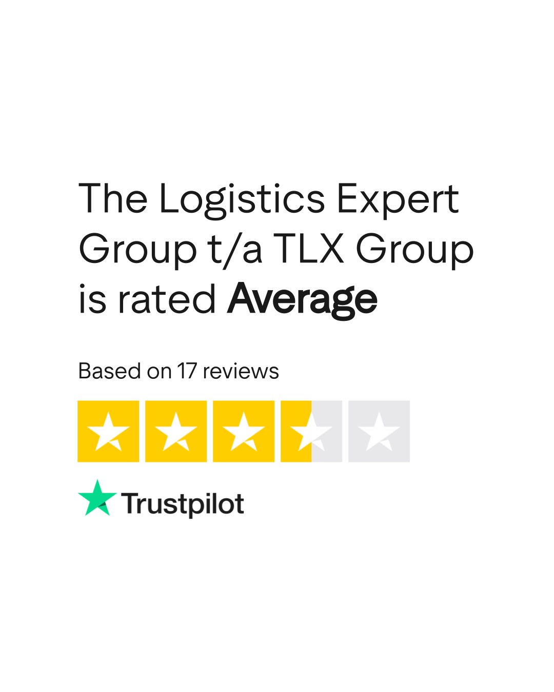 The Logistics Expert Group t/a TLX Group Reviews | Read Customer ...