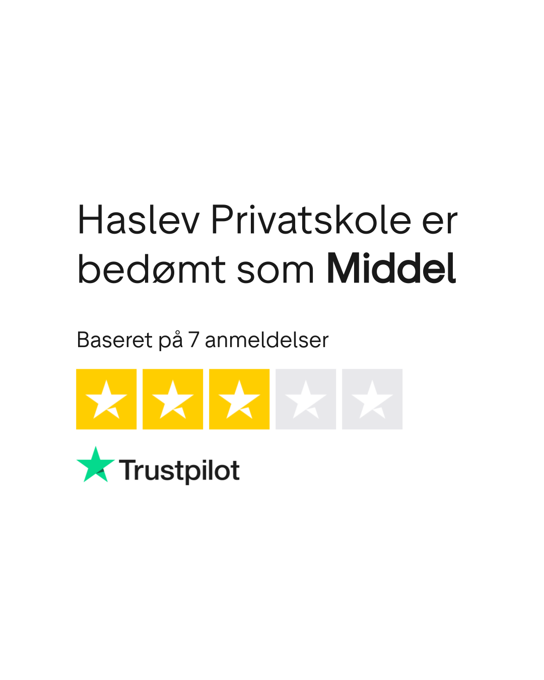 Anmeldelser af Haslev Privatskole | Læs kundernes anmeldelser af ...