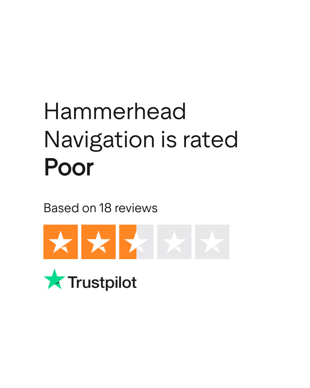 Hammerhead Navigation Reviews | Read Customer Service Reviews of ...