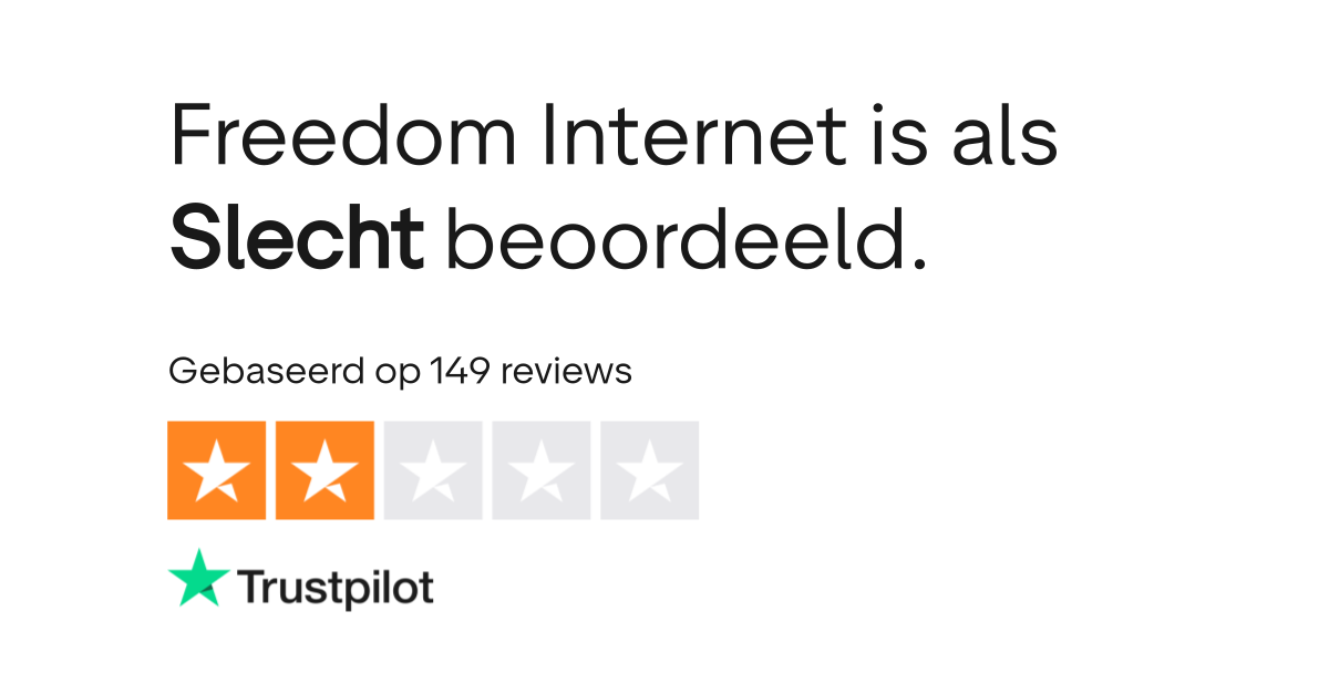 Freedom Internet reviews | Bekijk consumentenreviews over freedom.nl