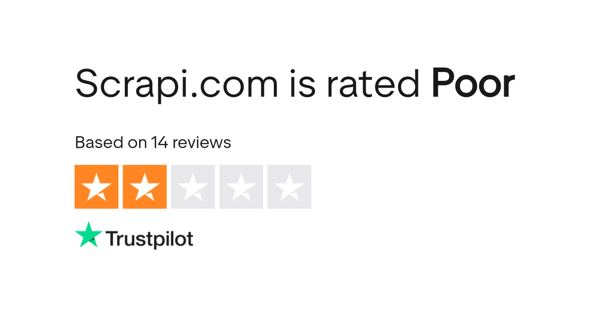 Scrapi.com Reviews | Read Customer Service Reviews of scrapi.com