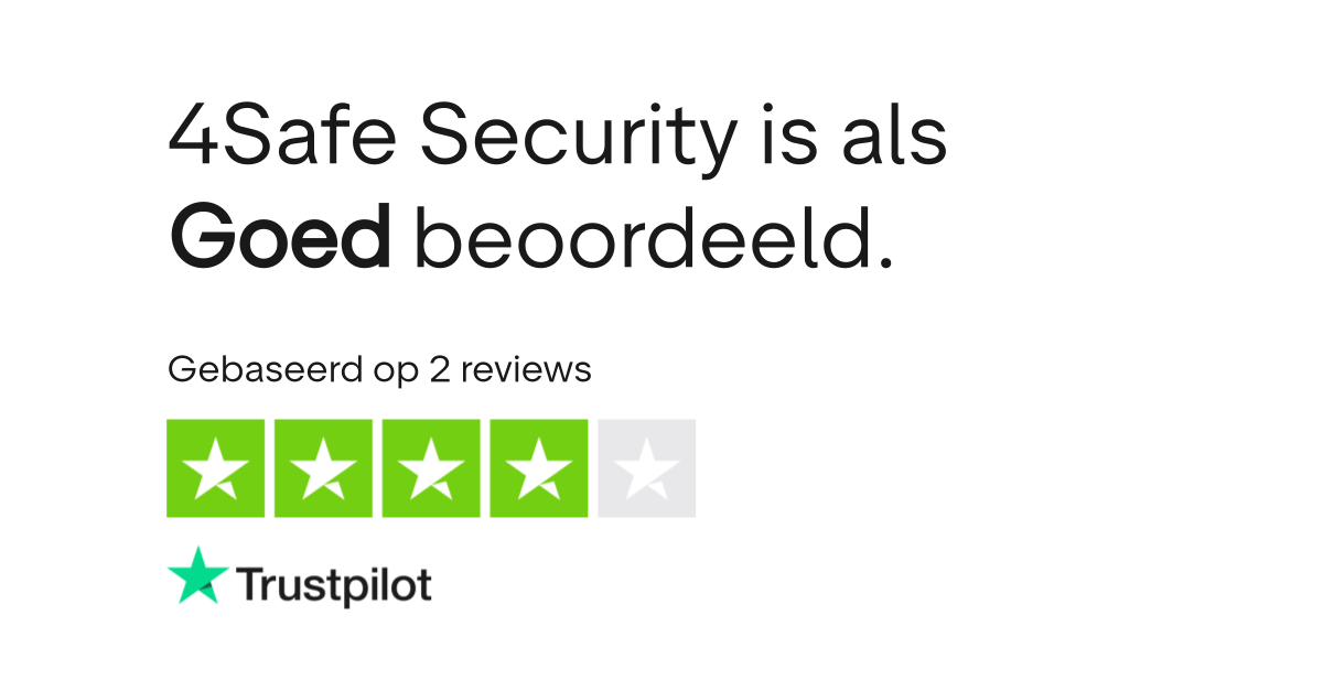 4Safe Security reviews | Bekijk consumentenreviews over 4safesecurity.nl