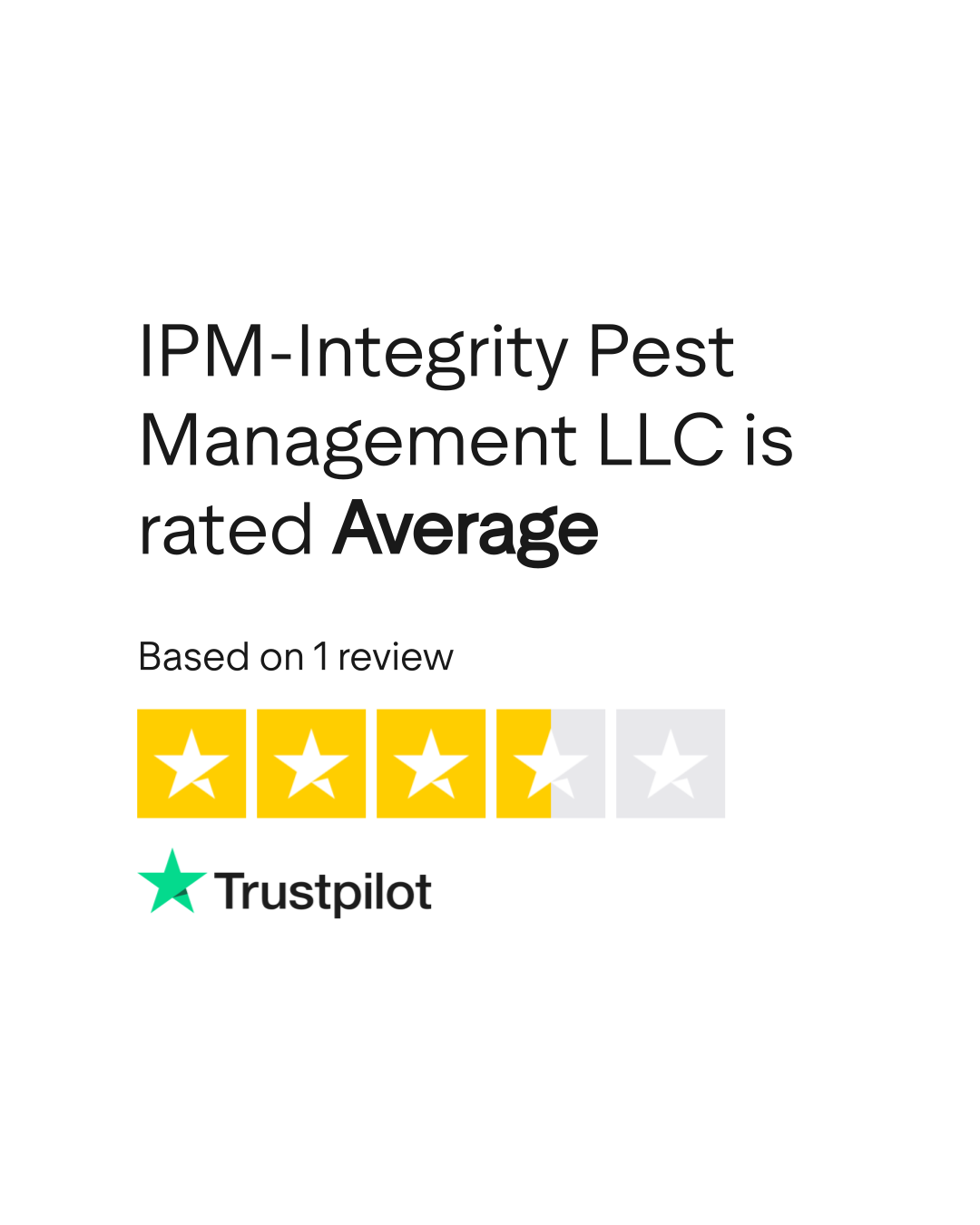 IPM-Integrity Pest Management LLC Reviews | Read Customer Service ...