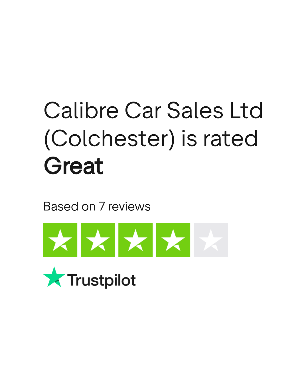 Calibre Car Sales Ltd (Colchester) Reviews | Read Customer Service ...