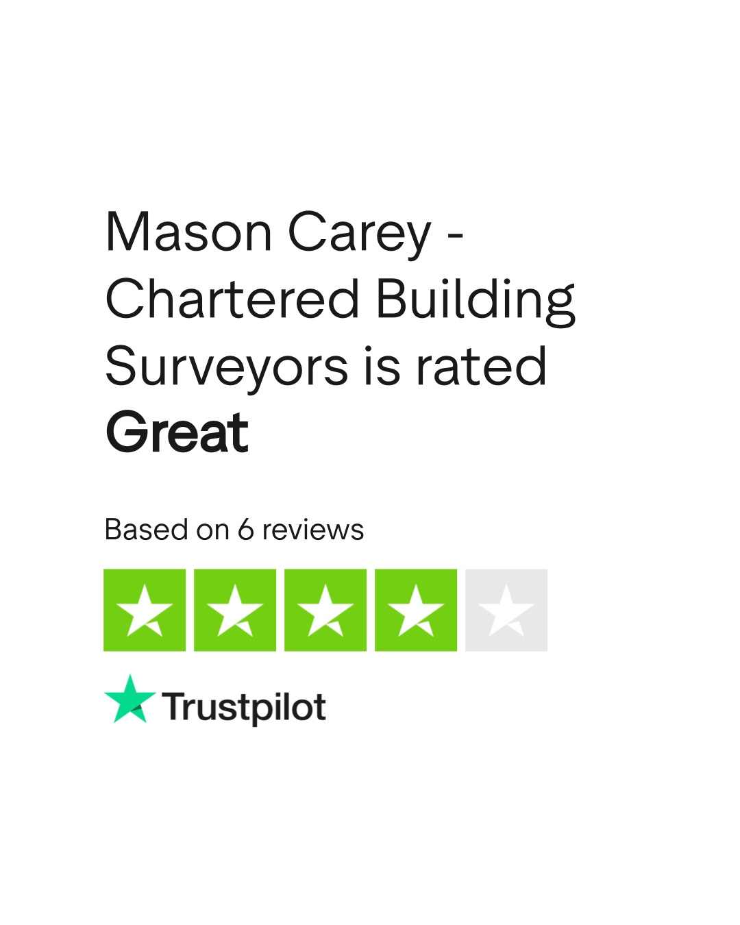Mason Carey - Chartered Building Surveyors Reviews | Read Customer Service Reviews of masoncarey.com