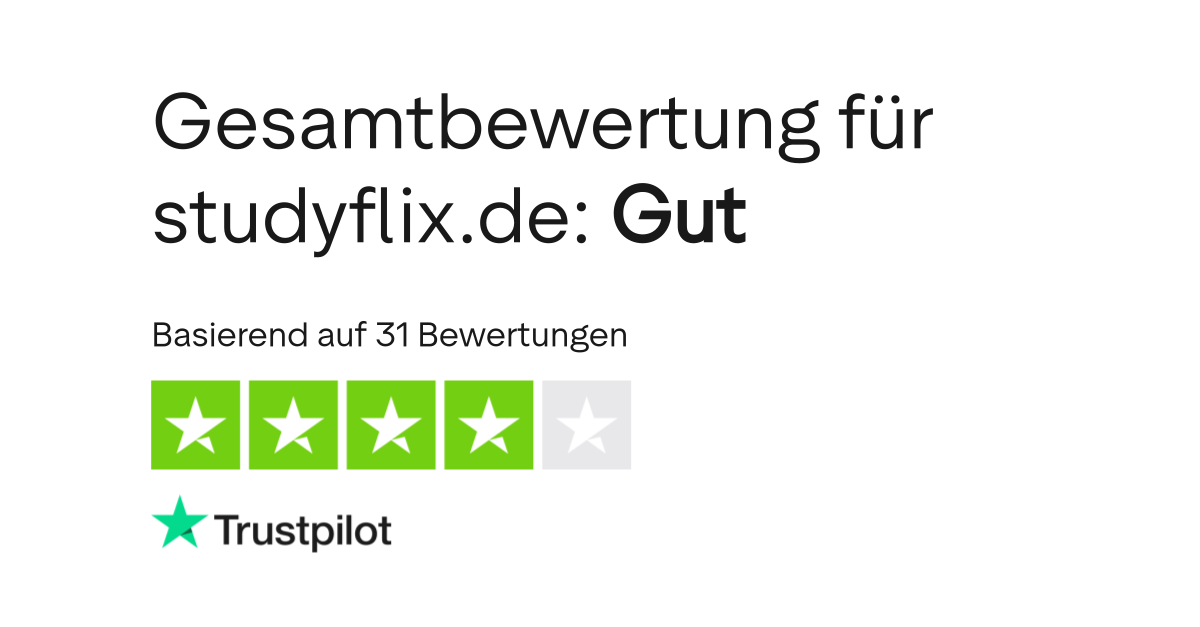 Bewertungen zu studyflix.de | Lesen Sie Kundenbewertungen zu studyflix.de