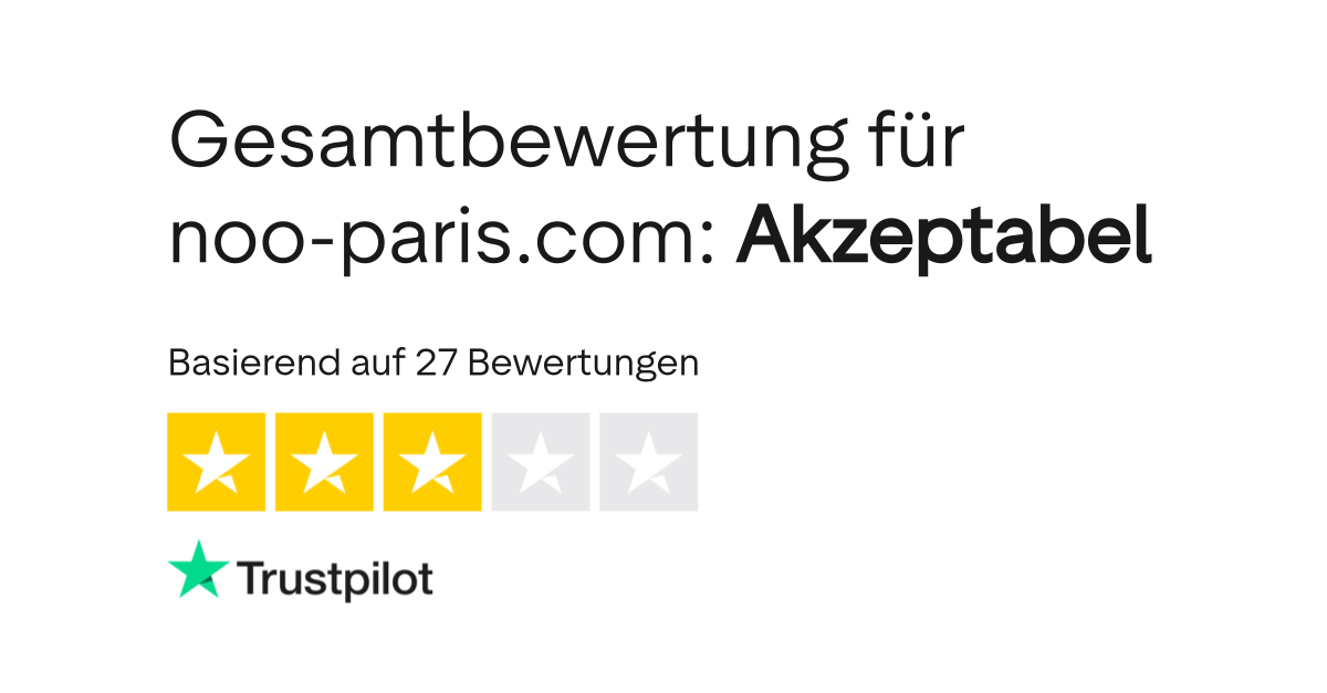 Bewertungen zu noo-paris.com | Lesen Sie Kundenbewertungen zu noo-paris.com