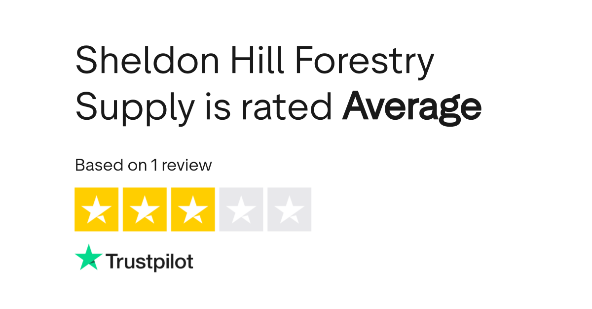 Sheldon Hill Forestry Supply Reviews | Read Customer Service Reviews of www.shforestrysupplies.com