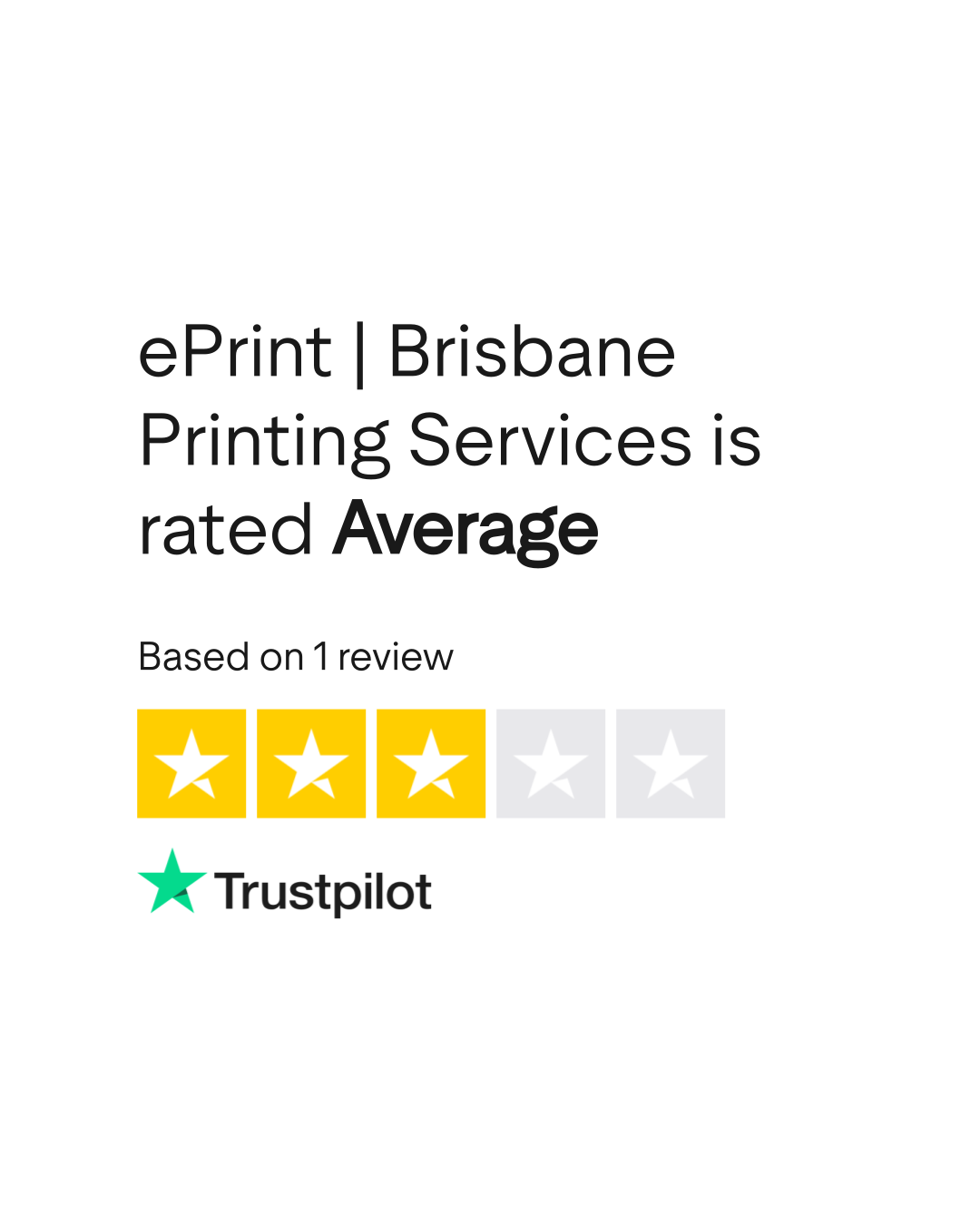 ePrint | Brisbane Printing Services Reviews | Read Customer Service ...