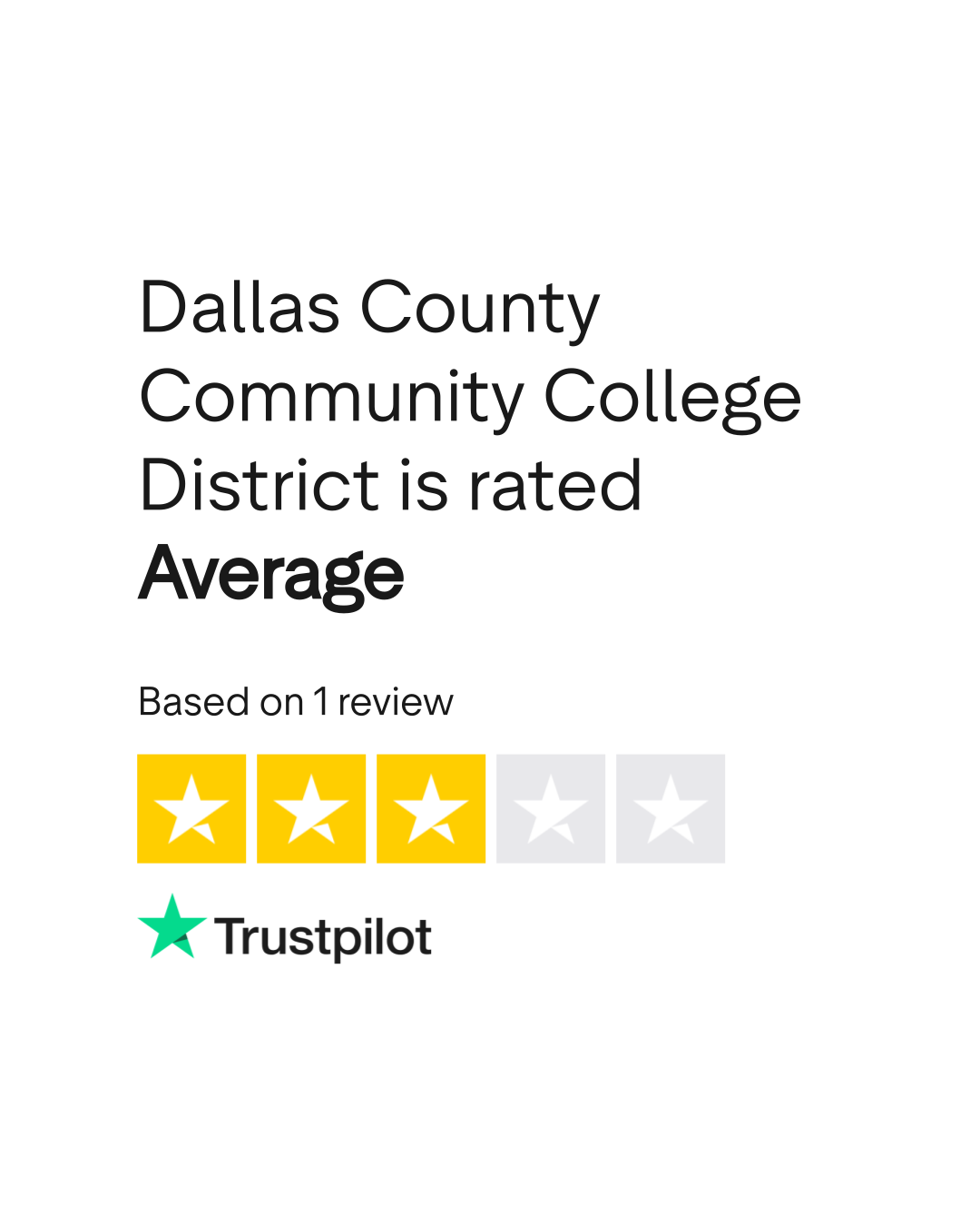 Dallas County Community College District Reviews | Read Customer ...
