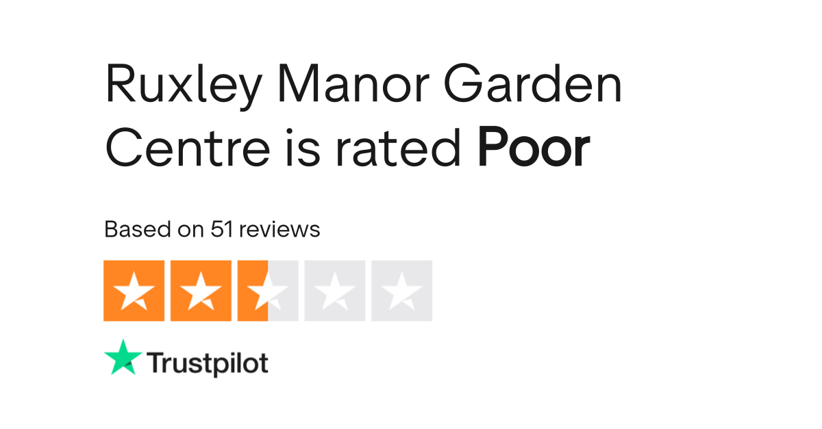 Ruxley Manor Garden Centre Reviews | Read Customer Service Reviews of ...