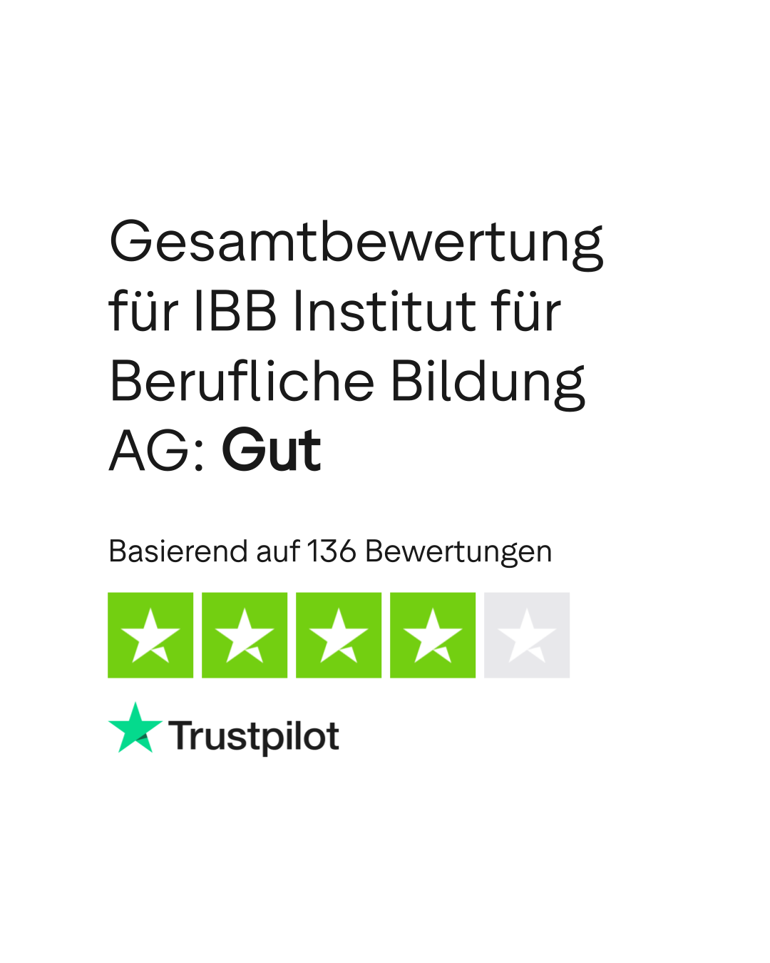 Bewertungen zu IBB Institut für Berufliche Bildung AG | Lesen Sie ...
