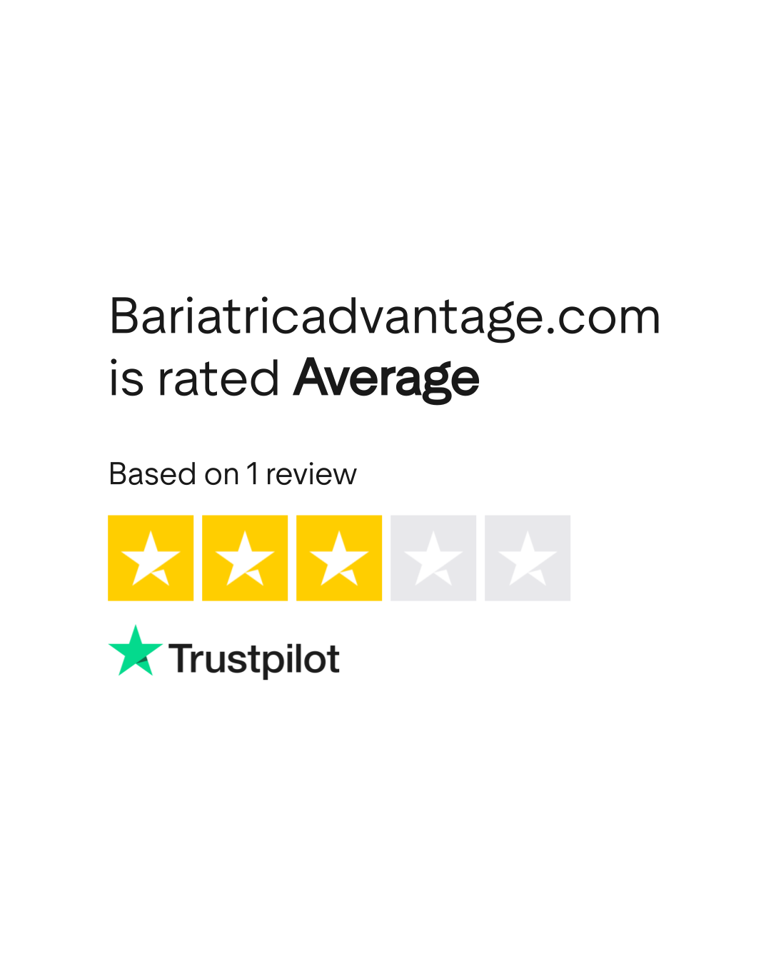 Bariatricadvantage.com Reviews | Read Customer Service Reviews of www.bariatricadvantage.com