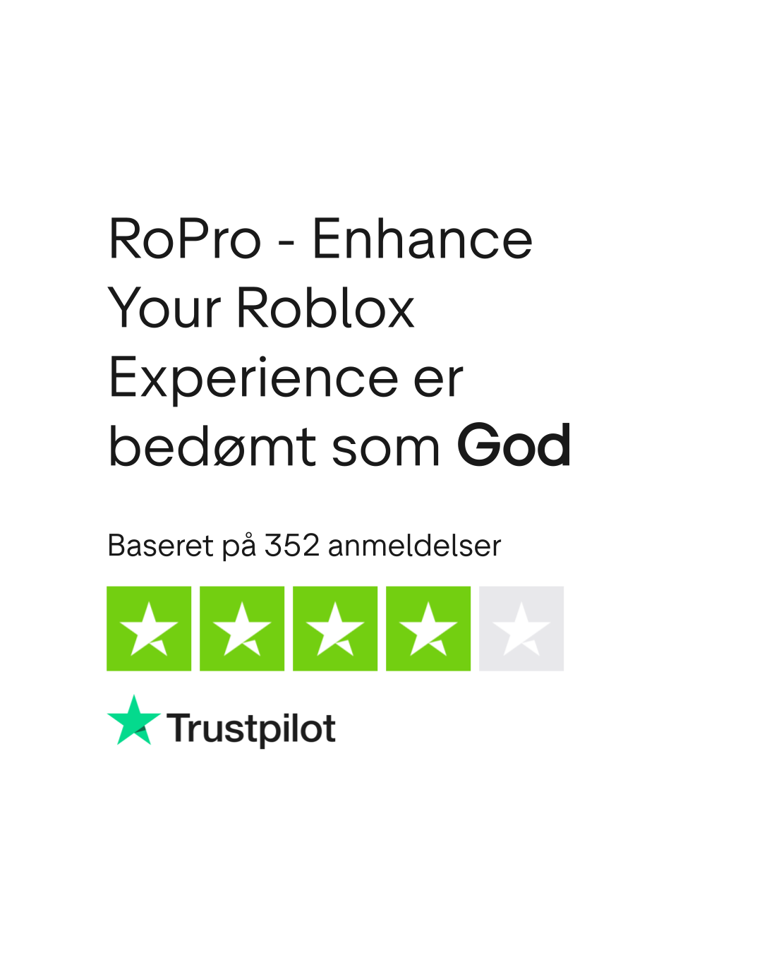 Anmeldelser af RoPro - Enhance Your Roblox Experience | Læs kundernes ...