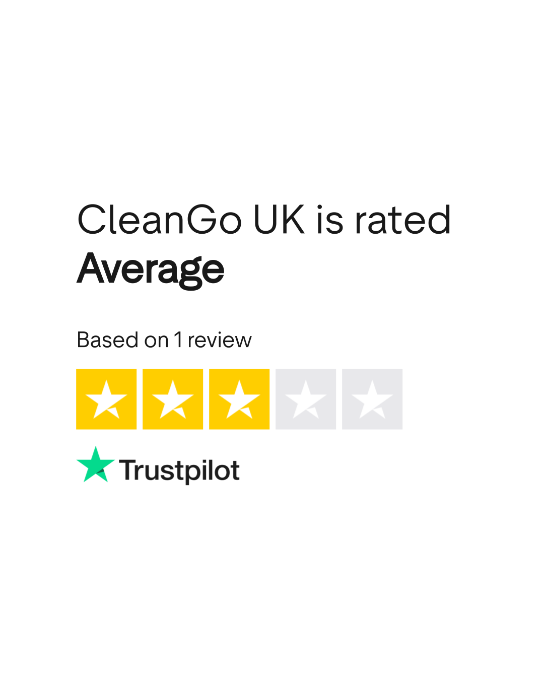 CleanGo UK Reviews | Read Customer Service Reviews of cleango.co.uk