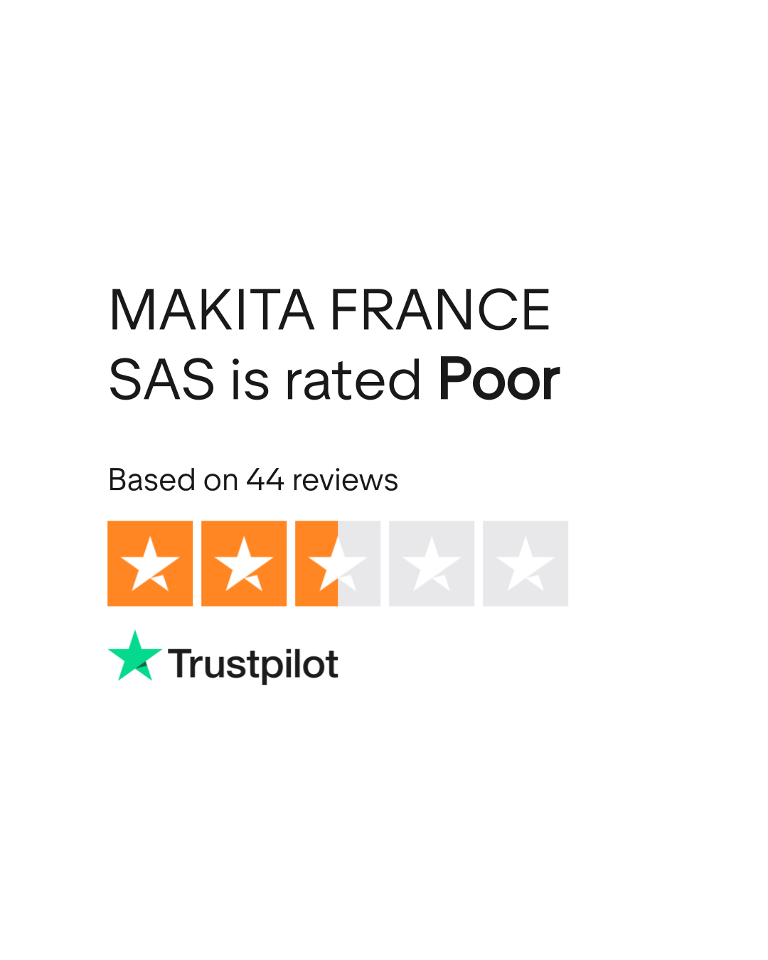 MAKITA FRANCE SAS Reviews | Read Customer Service Reviews of makita.fr